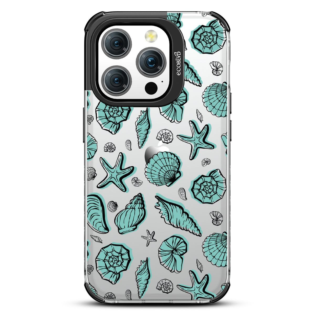 iPhone 15 Pro Case - Clear - Seashells Seashore – EcoBlvd
