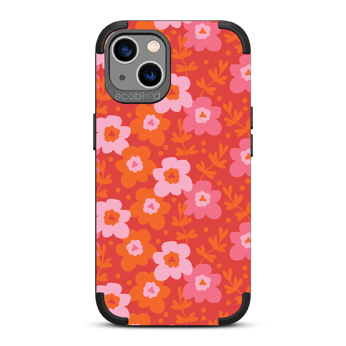 Floral Burst - Compostable Rugged iPhone 13 Case – EcoBlvd