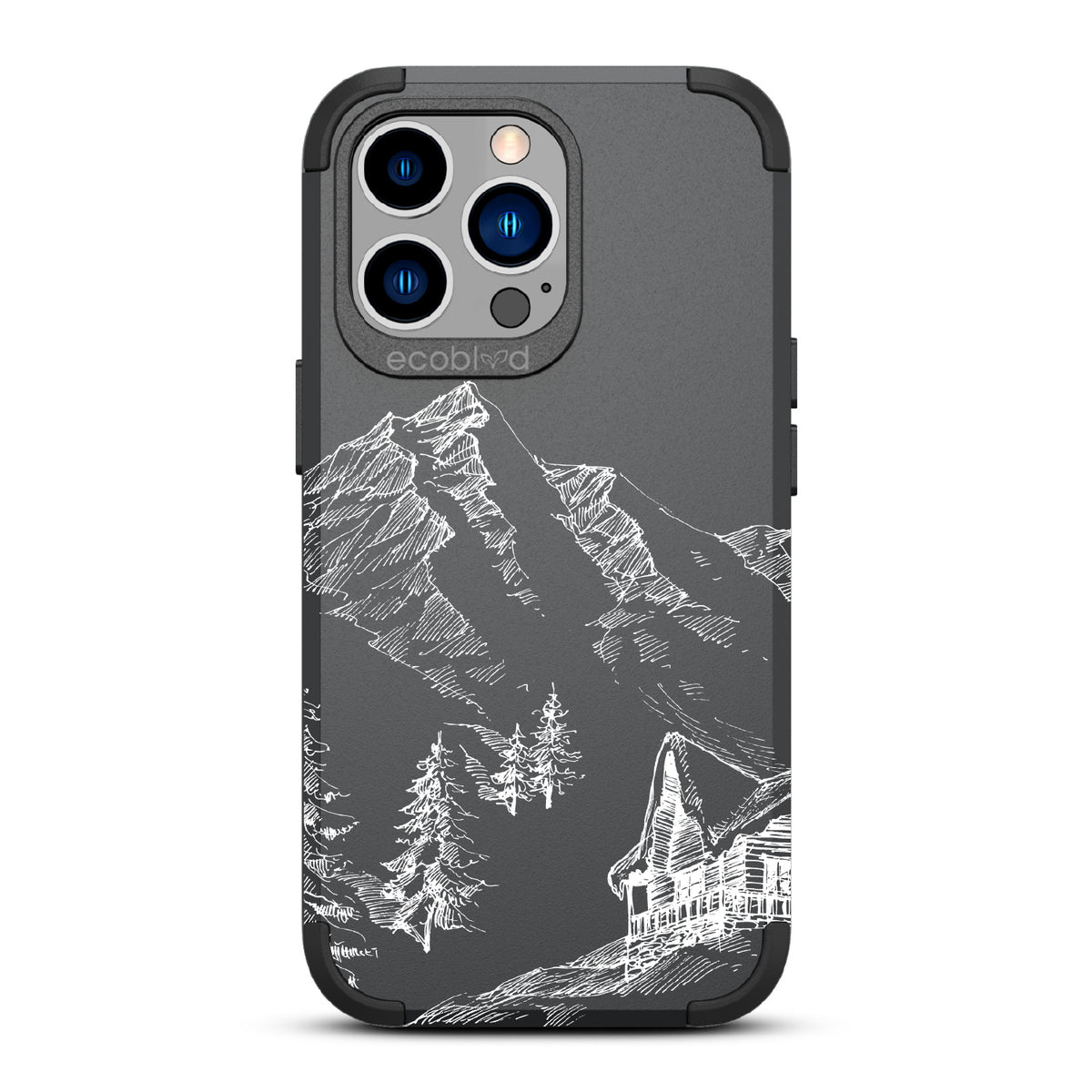 iPhone 13 Pro Case - Rugged - Cabin Retreat – EcoBlvd