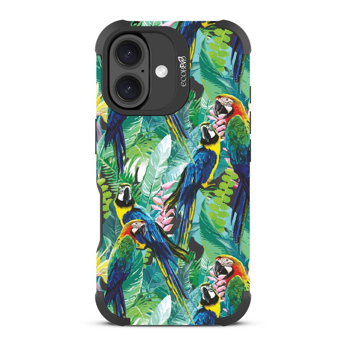 iPhone 16 Case - Sustainable & Rugged - Macaw Medley – EcoBlvd