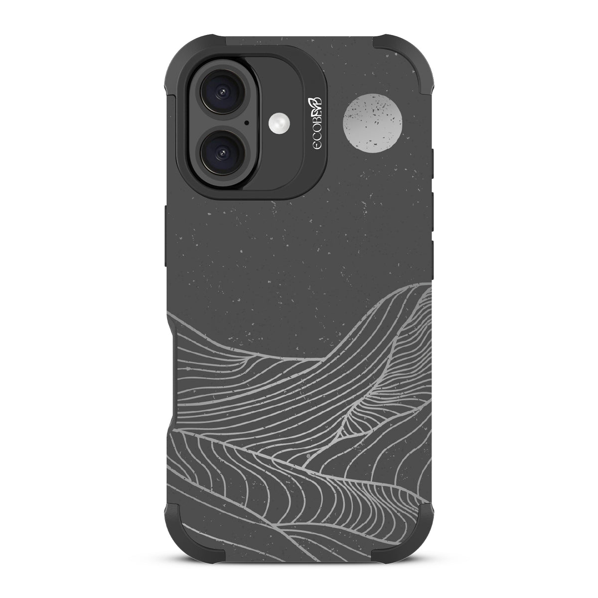 iPhone 16 Case - Sustainable & Rugged - Lunar Peaks – EcoBlvd