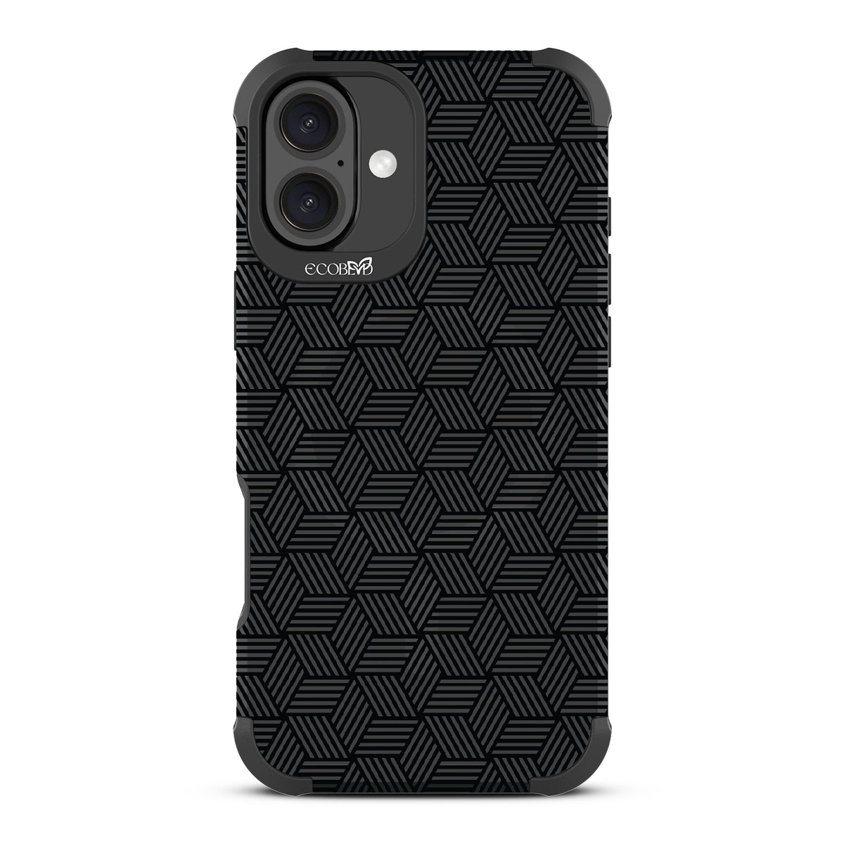 iPhone 16 Plus Case - Sustainable & Rugged - Geometric Web – EcoBlvd