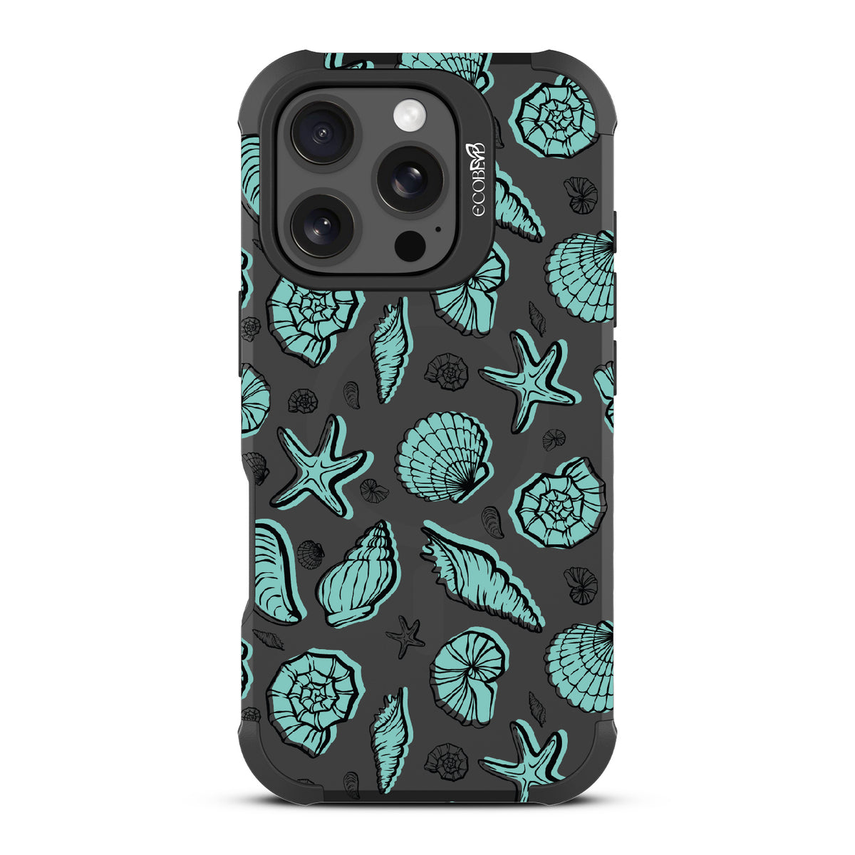 iPhone 16 Pro Case - Rugged - Seashells Seashore – EcoBlvd