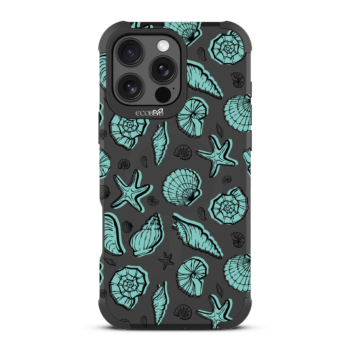 iPhone 16 Pro Max Case - Rugged - Seashells Seashore – EcoBlvd