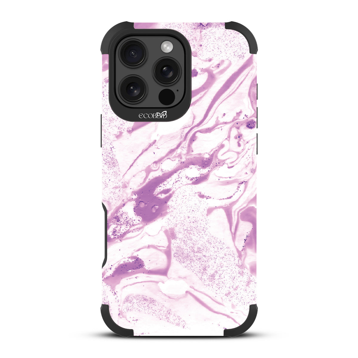 iPhone 16 Pro Max Case - Rugged - Modern Marble – EcoBlvd