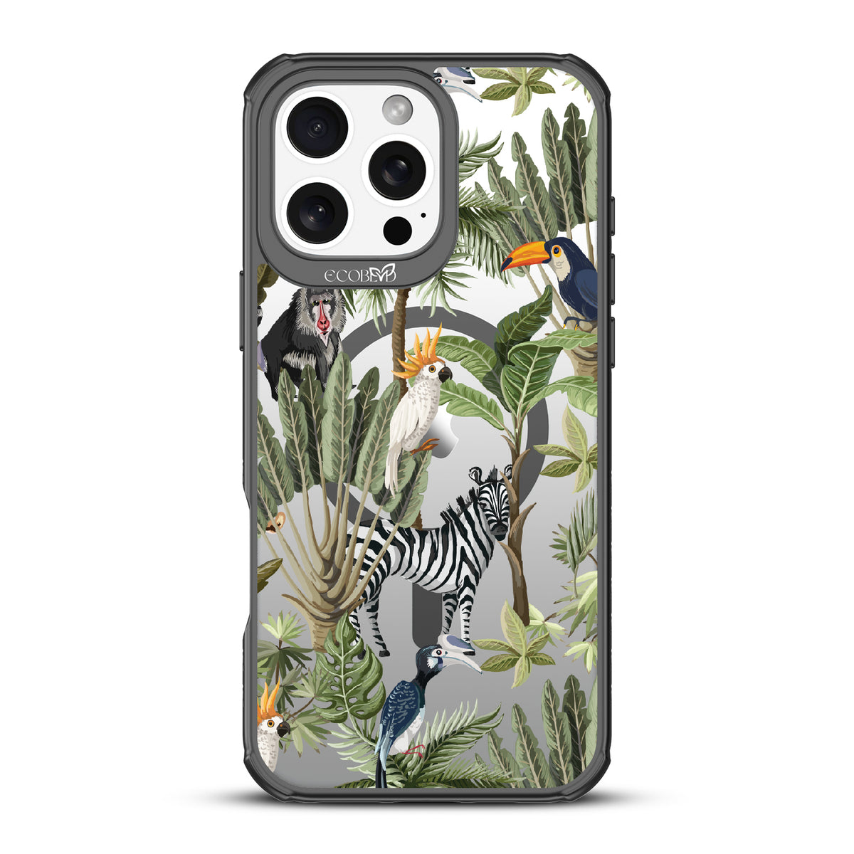 iPhone 16 Pro Max Case - Clear - Toucan Play That Game – EcoBlvd