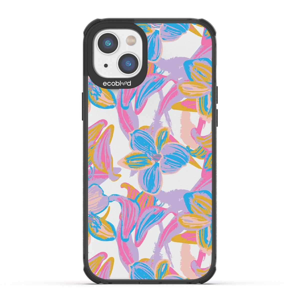 iPhone 16e, 14, 13 Case - Clear - Electric Feel – EcoBlvd