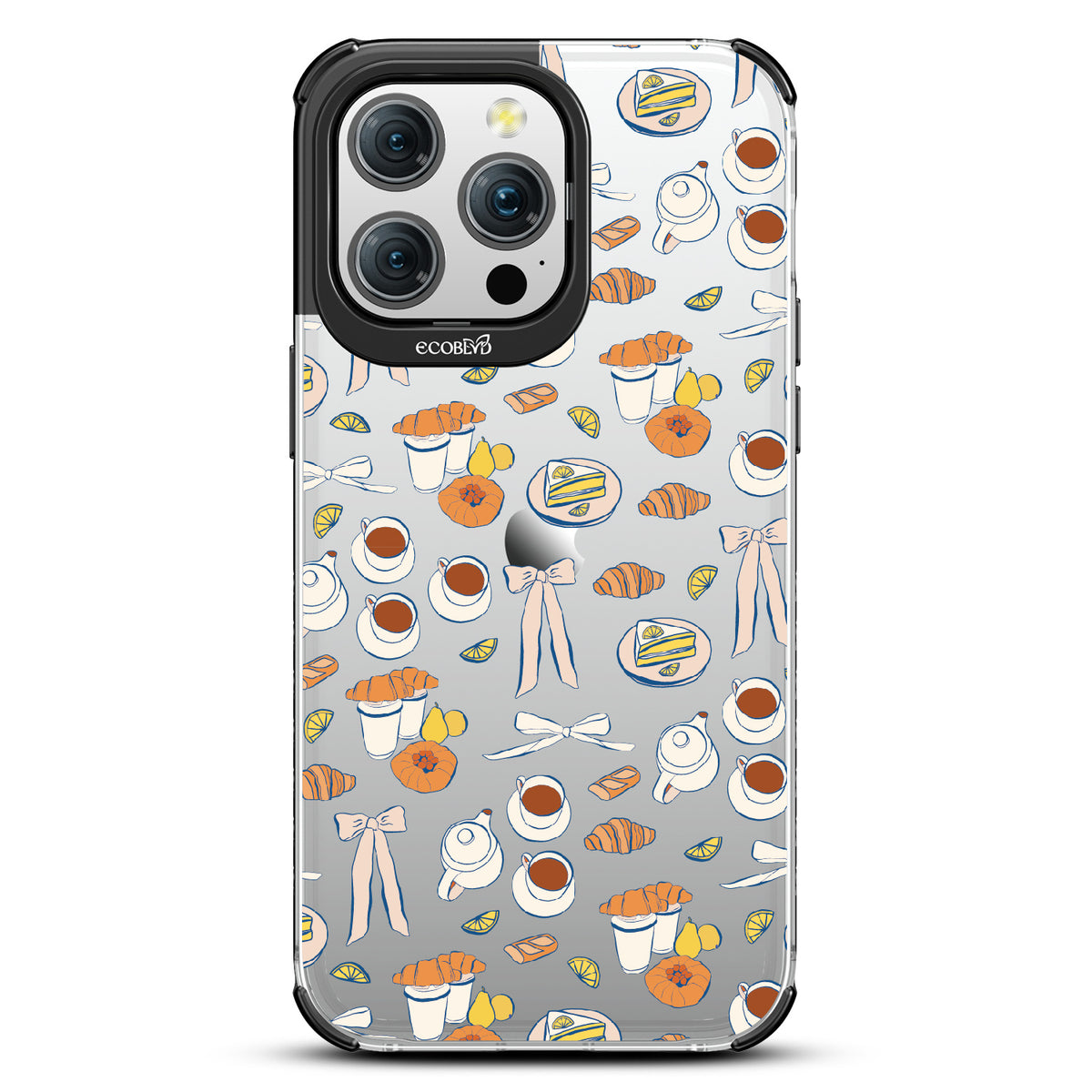 iPhone 15 Pro Max Case - Compostable & Clear - Tea Time – EcoBlvd