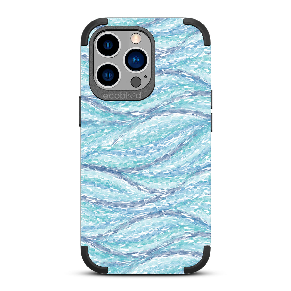 iPhone 12 & 13 Pro Max Case - Rugged - Rolling Waves – EcoBlvd