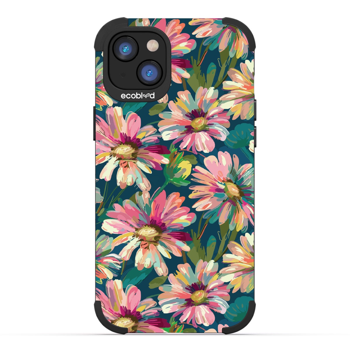 iPhone 16e, 14, 13 Case - Compostable & Rugged - Daisy Dusk – EcoBlvd