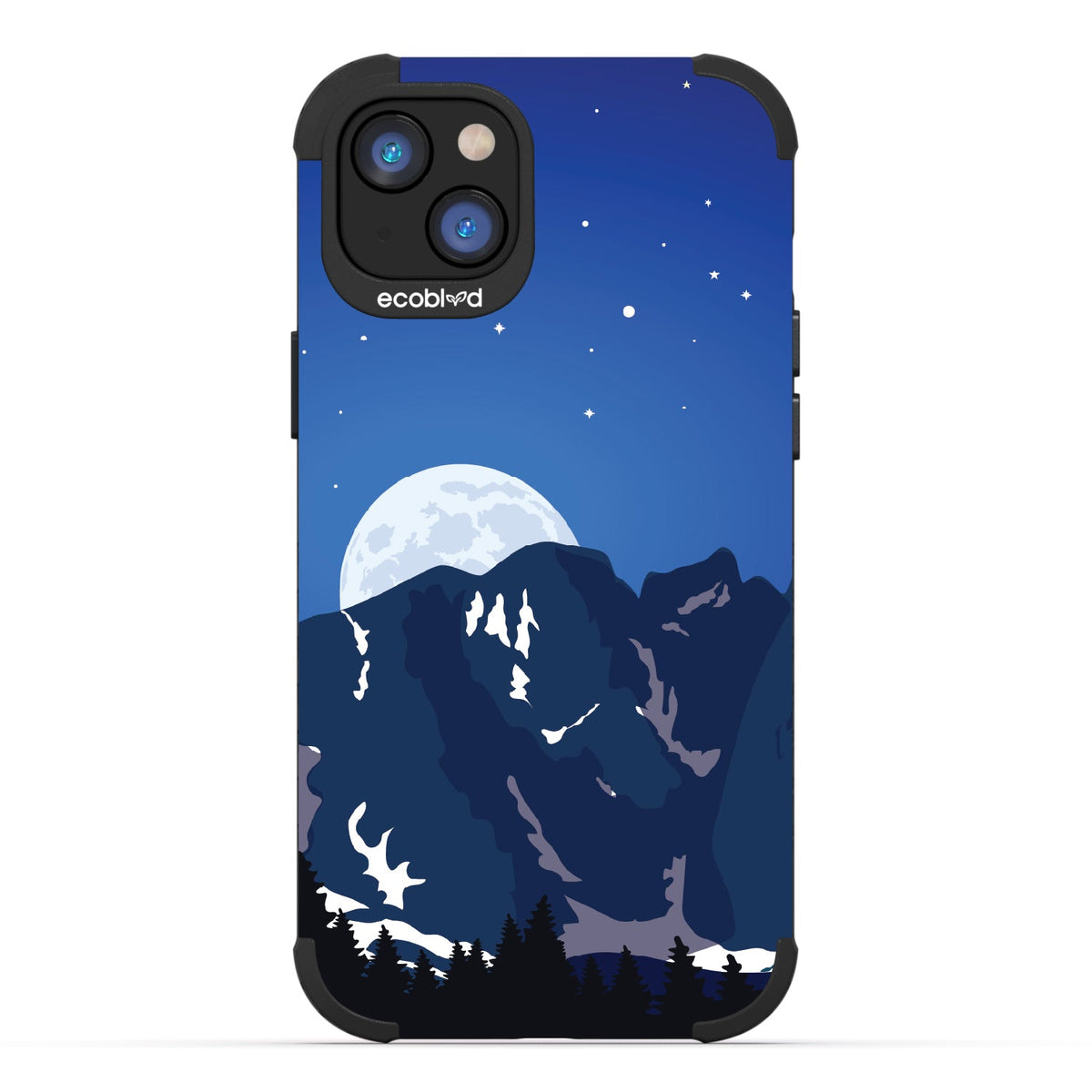 iPhone 16e, 14, 13 Case - Compostable & Rugged - Alpine Moon – EcoBlvd