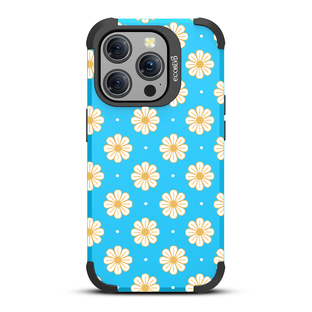 iPhone 15 Pro Case - MagSafe & Rugged - Daisy – EcoBlvd