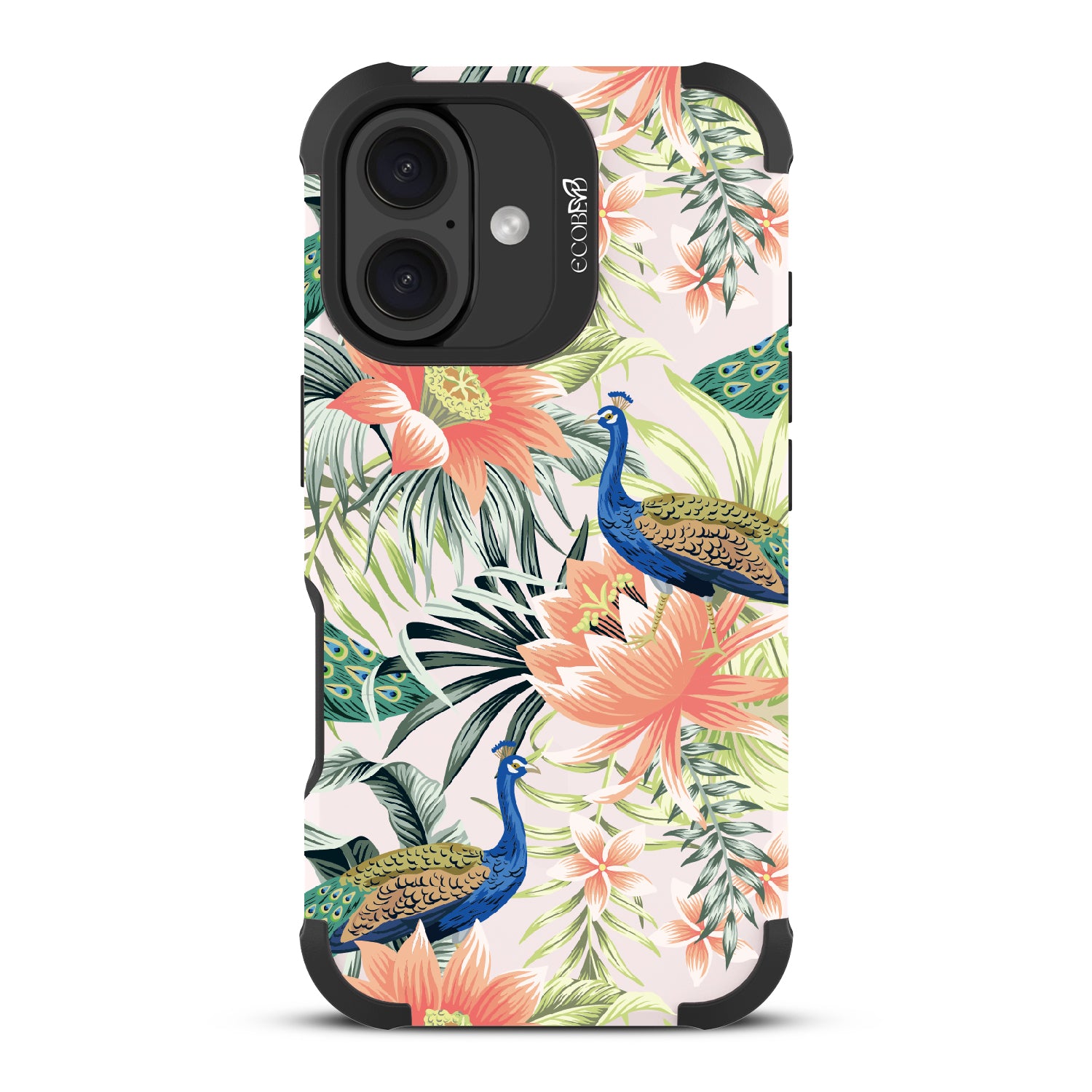 iPhone 16 Case - Sustainable & Rugged - Peacock Palace – EcoBlvd