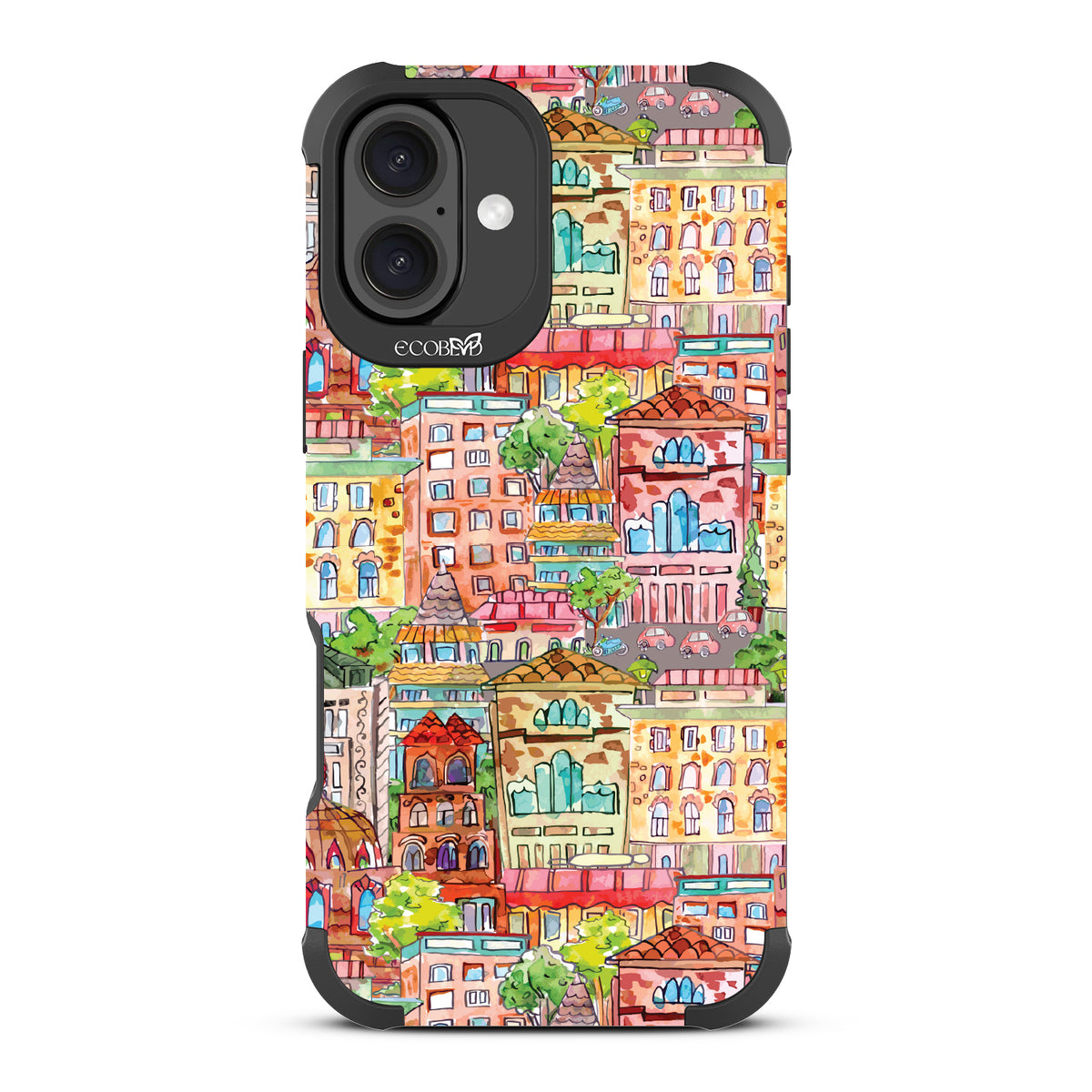 iPhone 16 Plus Case - Sustainable & Rugged - Cityscape – EcoBlvd
