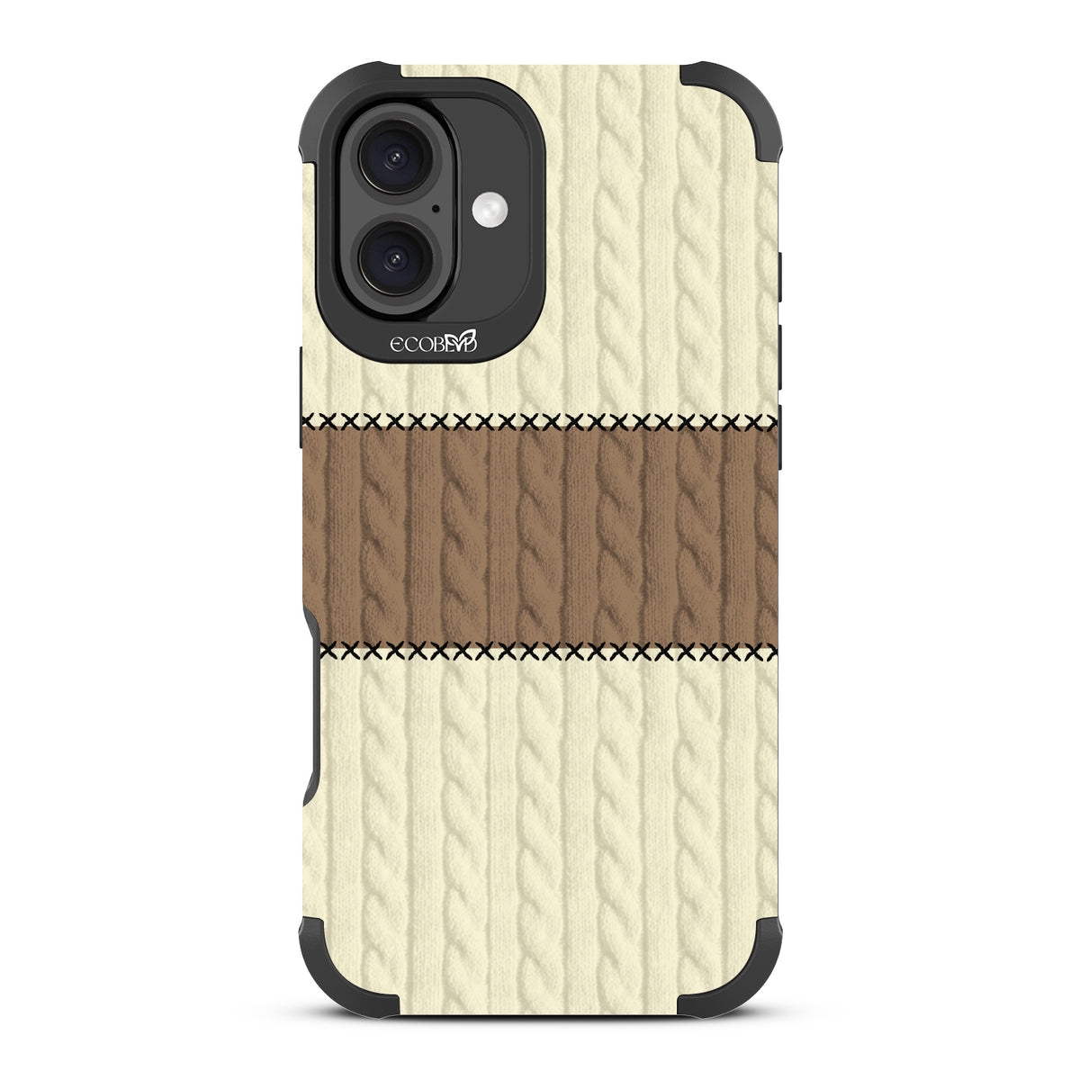 iPhone 16 Plus Case - Sustainable & Rugged - Cable Knit – EcoBlvd