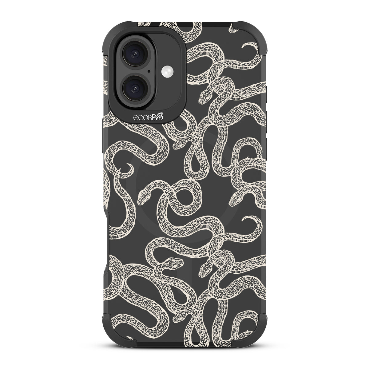 iPhone 16 Plus Case - Rugged - Slithering Serpent – EcoBlvd