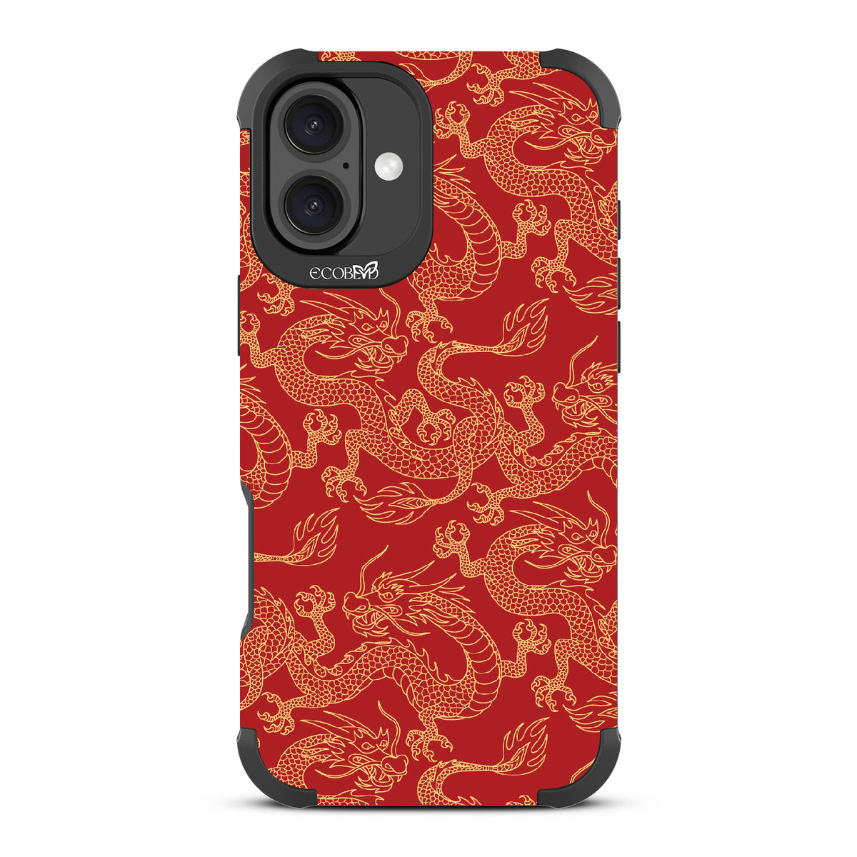 iPhone 16 Plus Case - Sustainable & Rugged - Golden Dragon – EcoBlvd