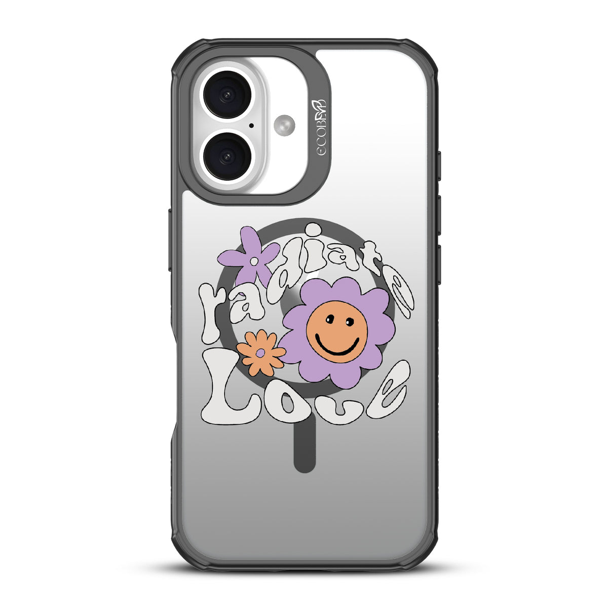 iPhone 16 Case - Sustainable & Clear - Radiate Love – EcoBlvd