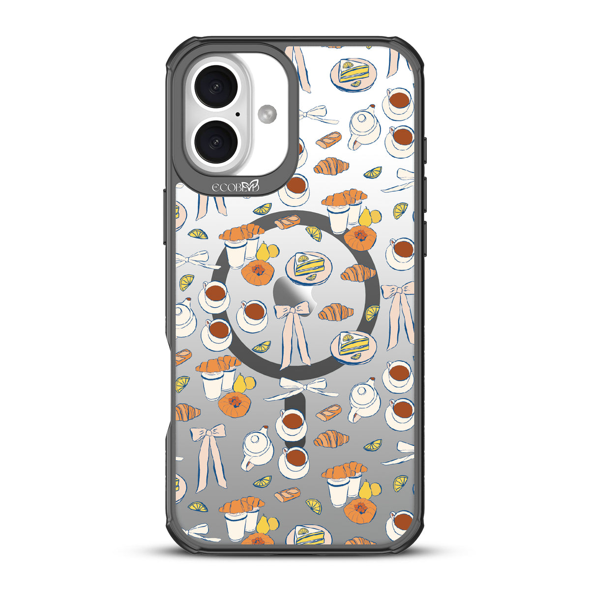 iPhone 16 Plus Case - Sustainable & Clear - Tea Time – EcoBlvd